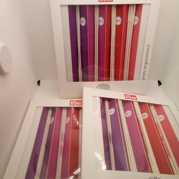 Prym | Other | Prym Ergonomics Knitting Needles 3 Boxes 4 Sets Each ...
